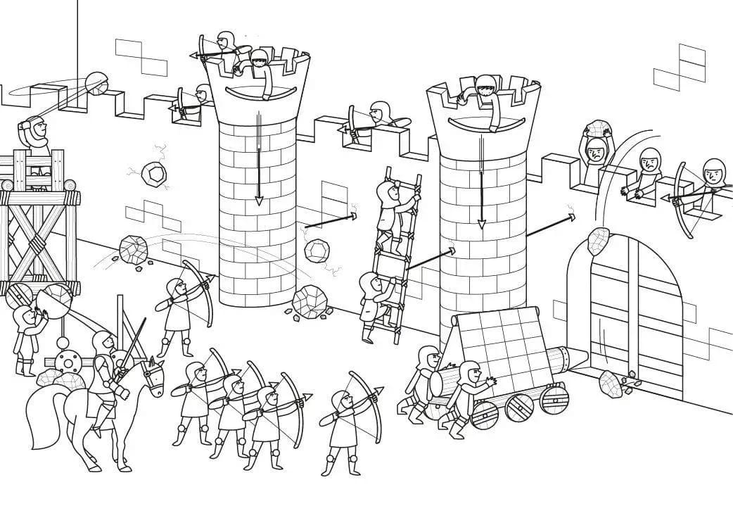 Kolorowanki Rycerze | Darmowe Malowanki do wydruku