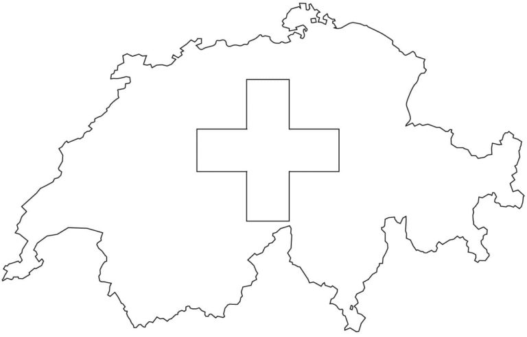 Switzerland Coloring Pages