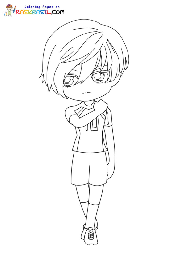 Desenhos do Blue Lock para Colorir