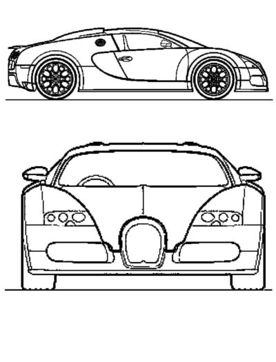 Bugatti Coloring Pages