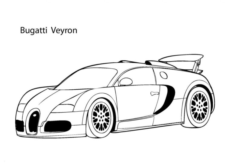 Bugatti Coloring Pages
