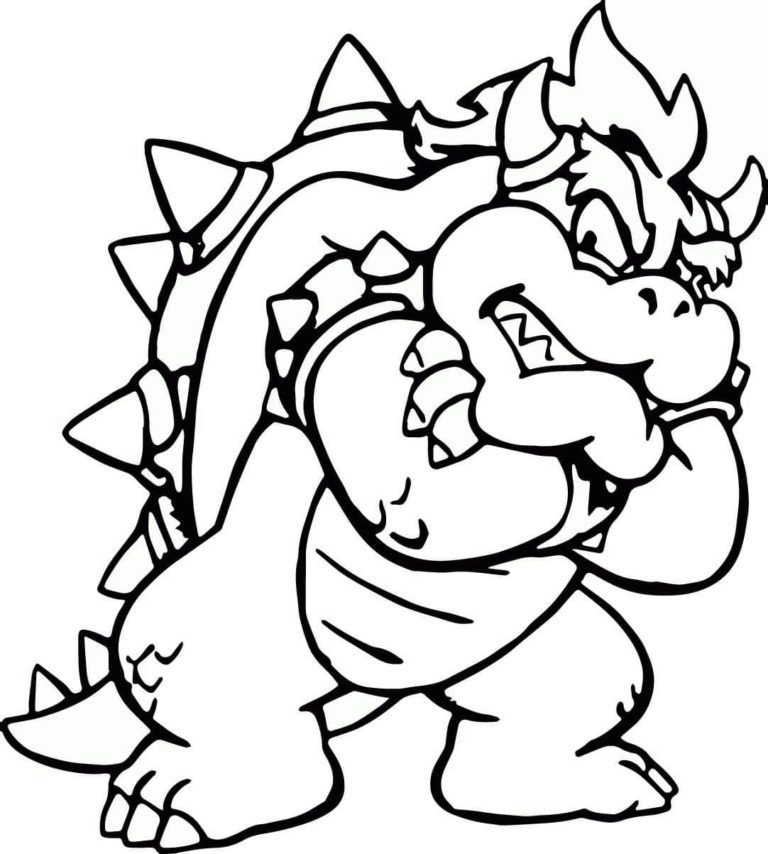 Coloriage Bowser à imprimer
