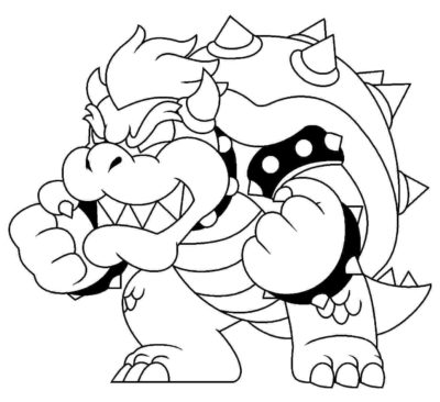 Coloriage Bowser à imprimer