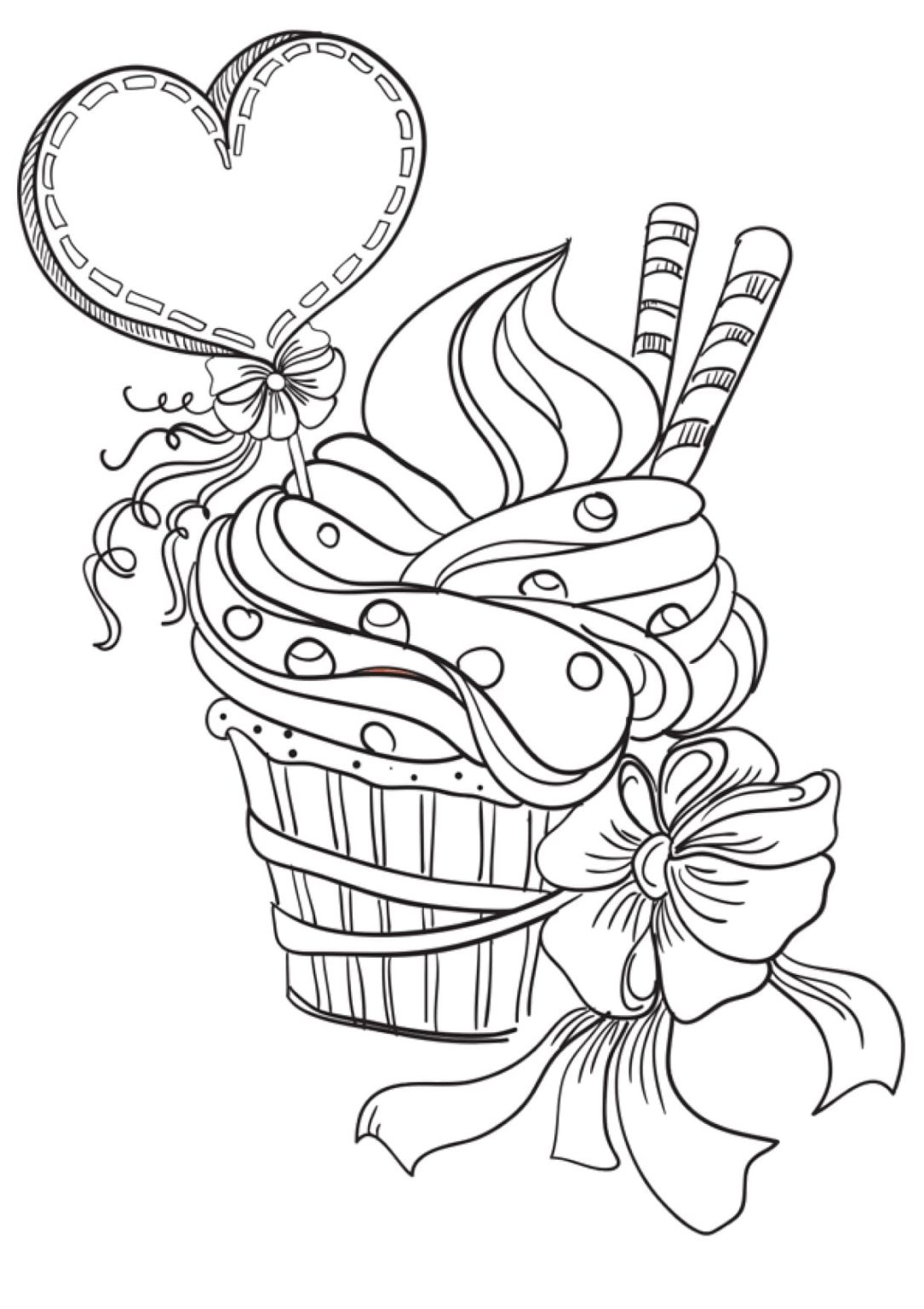 Dibujos de Postre para Colorear