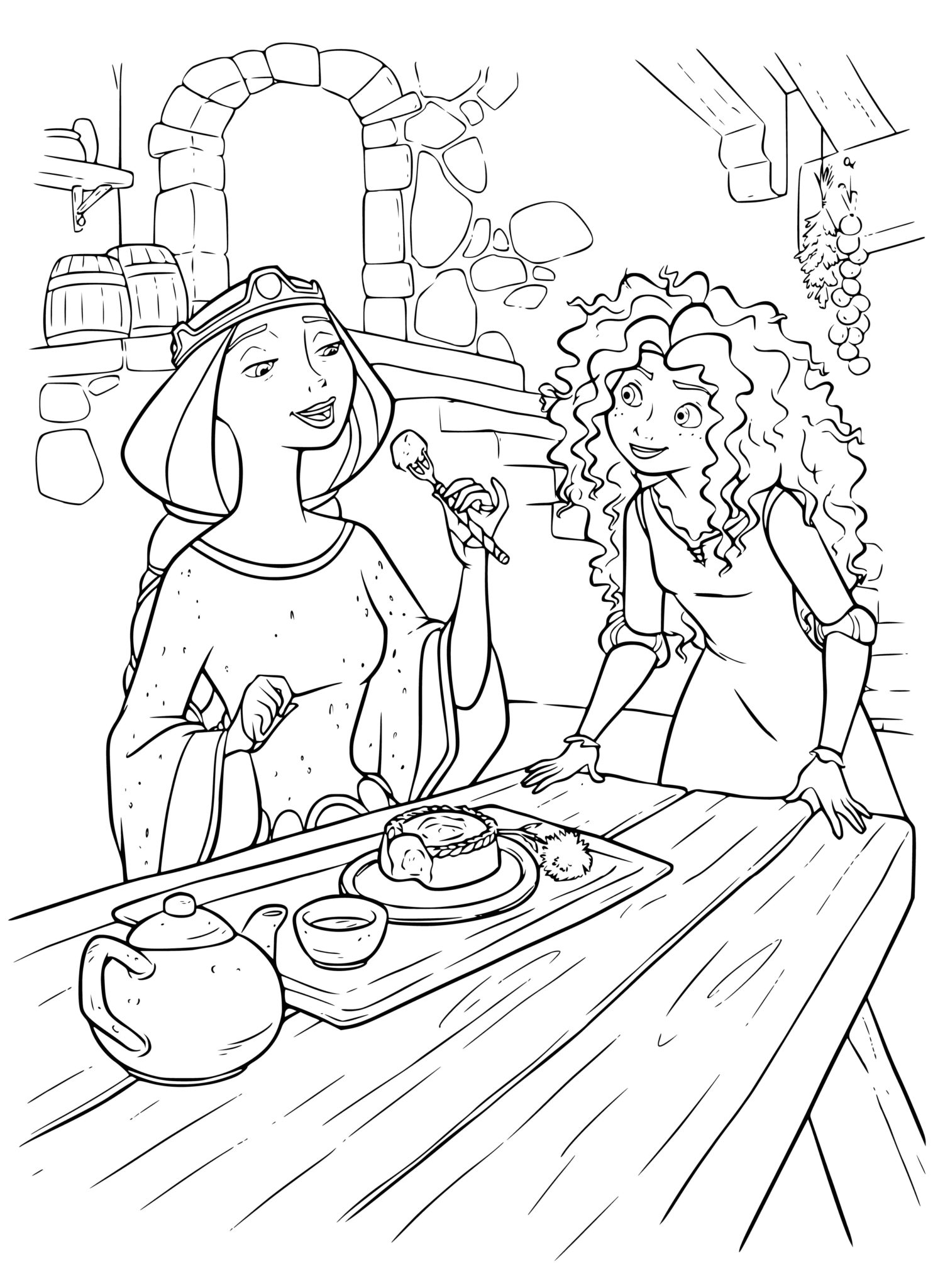 Merida Coloring Pages