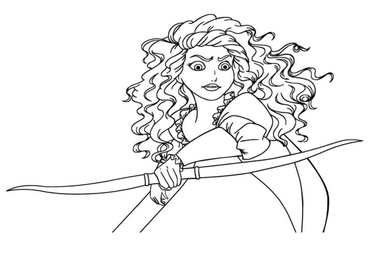 Merida Coloring Pages