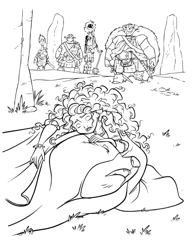 Merida Coloring Pages