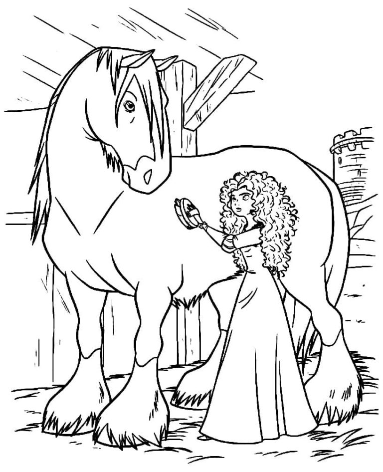 Merida Coloring Pages