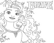 Dibujos de Princesa Mérida para Colorear
