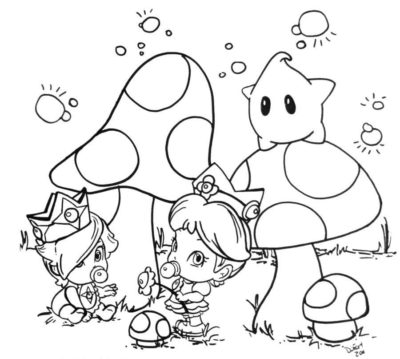 Rosalina Coloring Pages