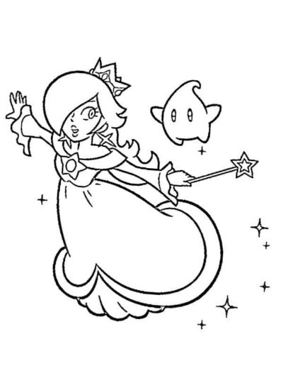 Rosalina Coloring Pages