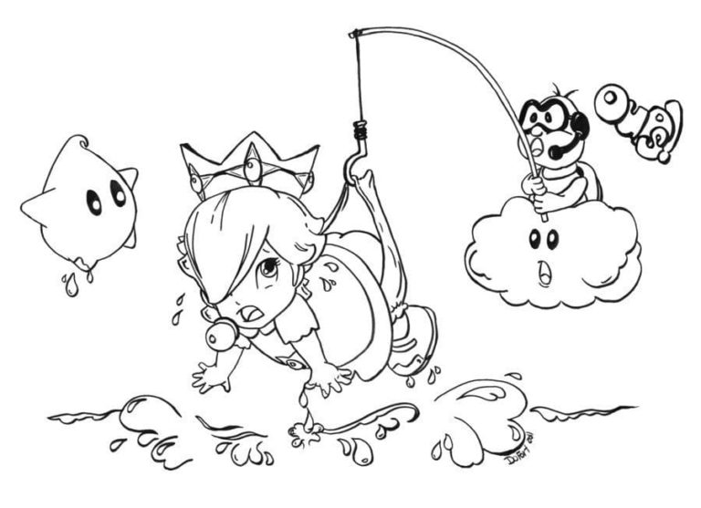 Rosalina Coloring Pages