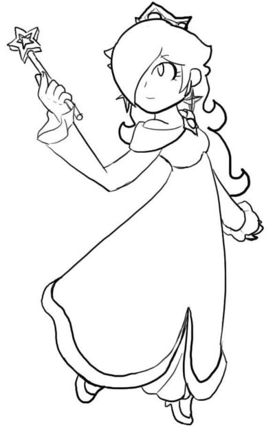 Rosalina Coloring Pages
