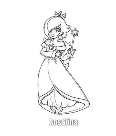 Rosalina Coloring Pages
