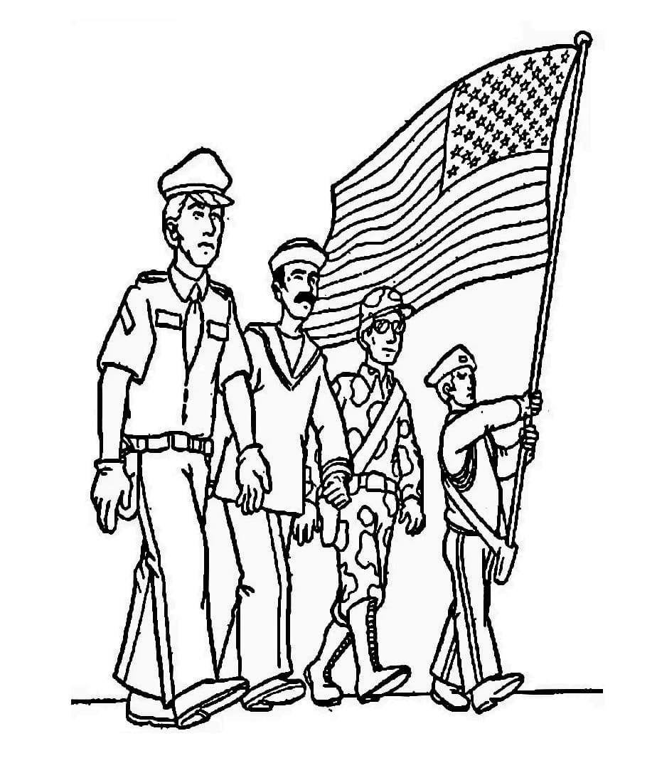 Veterans Day Coloring Pages
