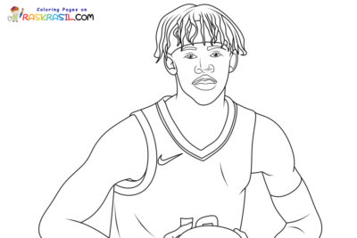 Ja Morant Coloring Pages