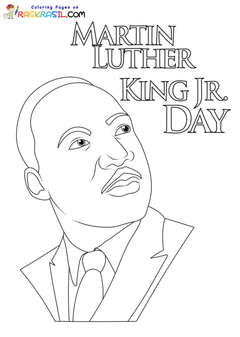 Martin Luther King, Jr. Day Coloring Pages
