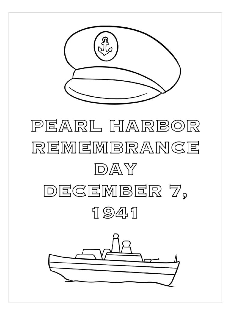 Pearl Harbor Coloring Pages