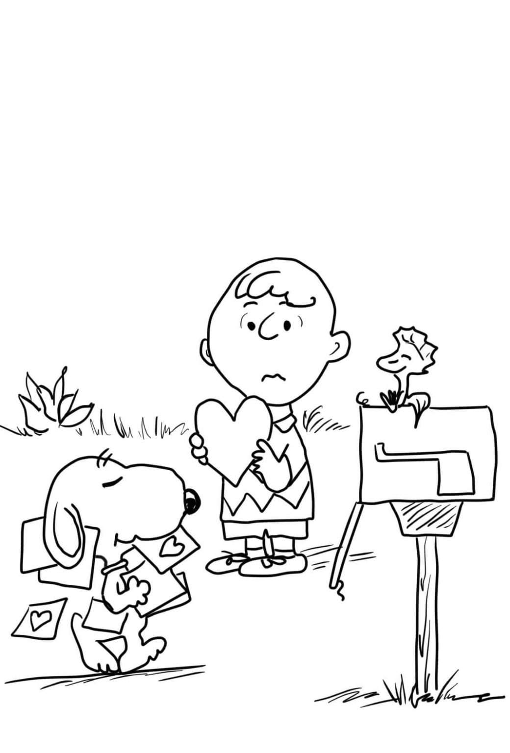 Snoopy Coloring Pages