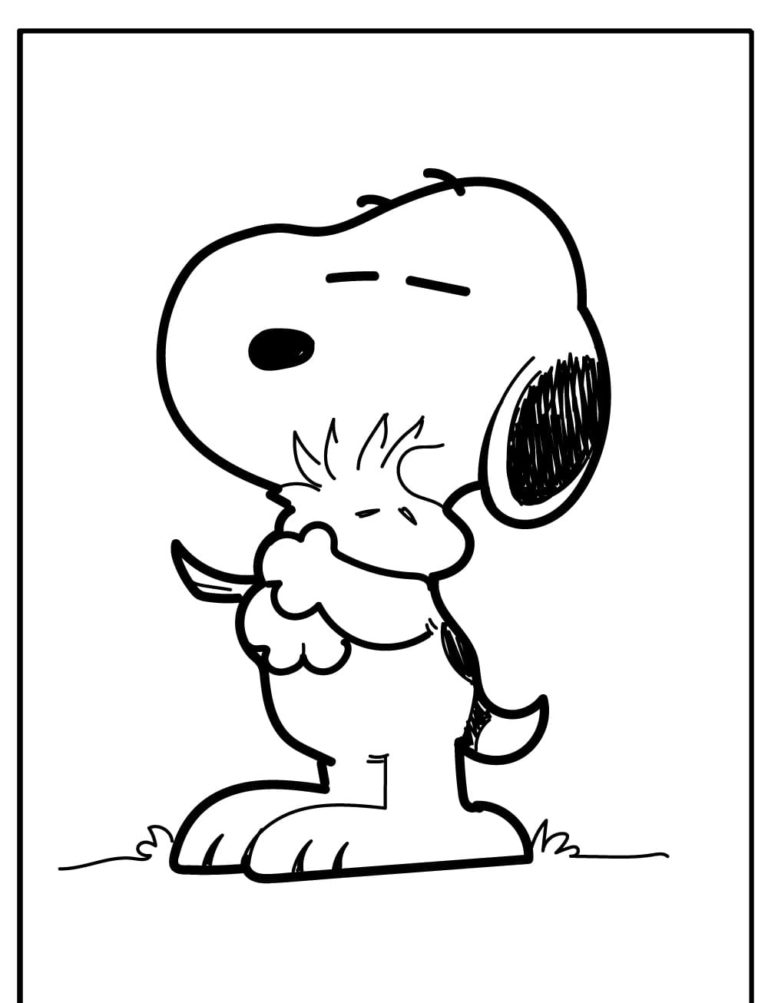 Dibujos de Snoopy para Colorear
