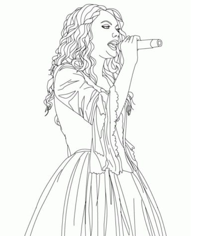 Taylor Swift Coloring Pages