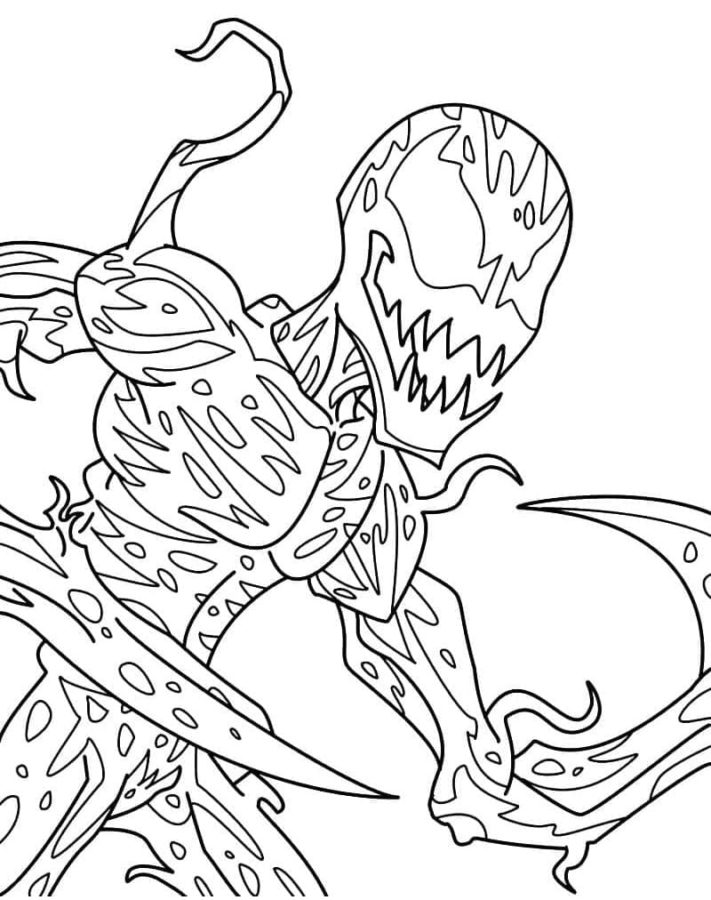 Carnage Coloring Pages