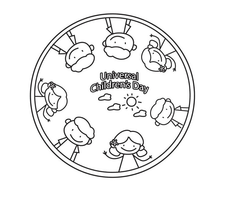 Children's Day Coloring Pages
