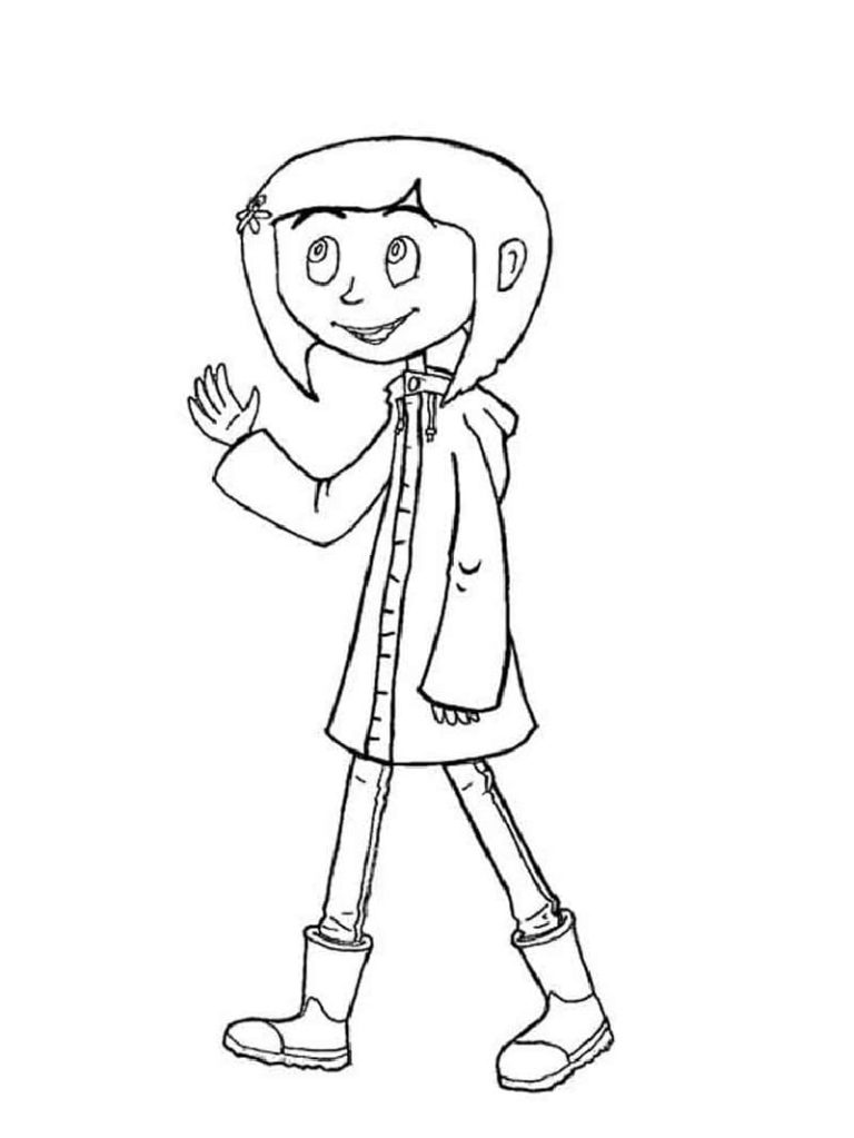 Coraline Coloring Pages