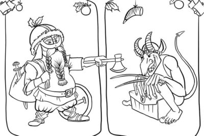 Christmas Krampus Coloring Pages
