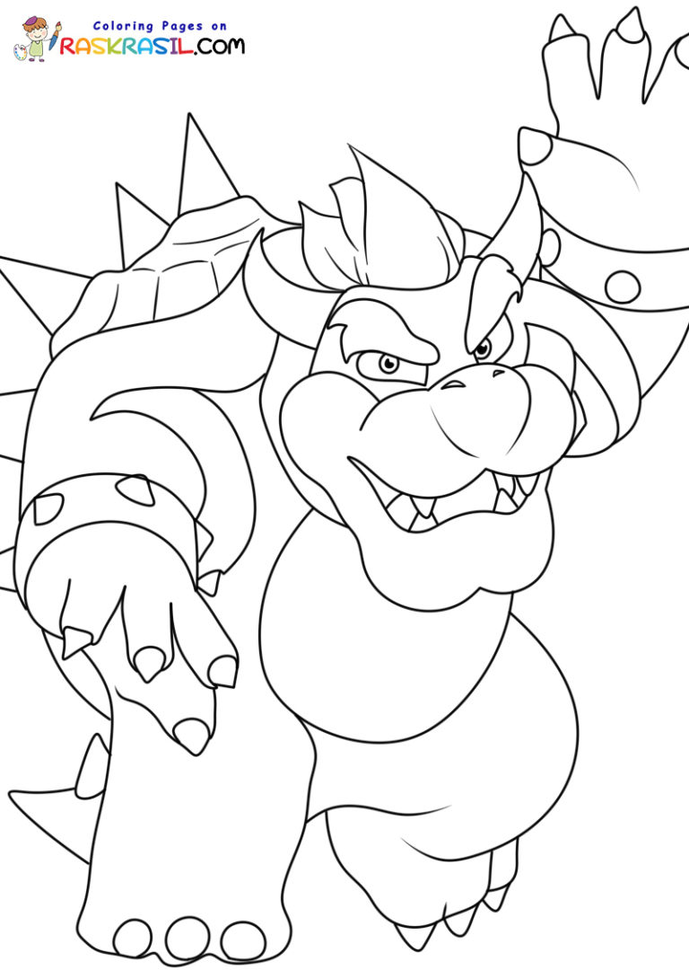 Coloriage Bowser à imprimer