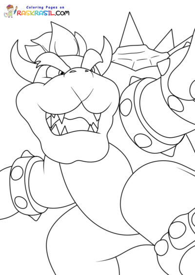 Coloriage Bowser à imprimer
