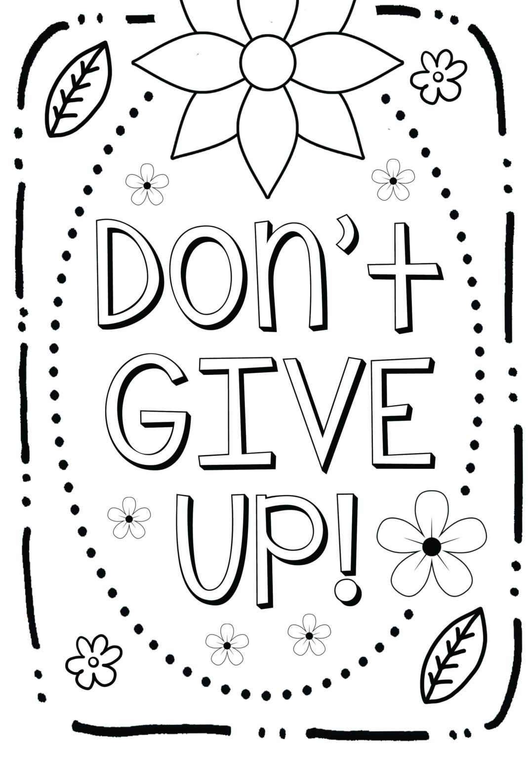 Positive Affirmations Coloring Pages