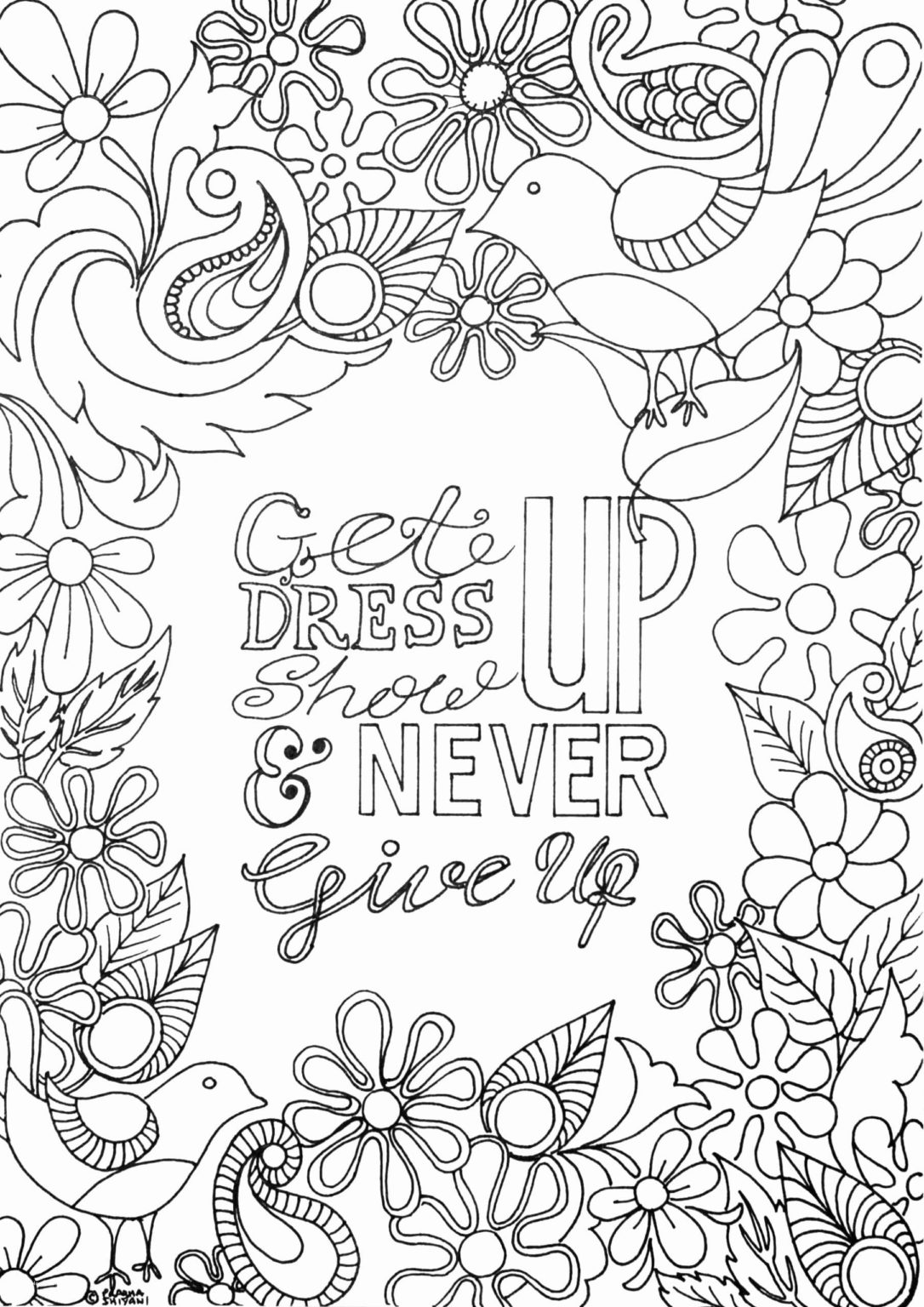 Positive Affirmations Coloring Pages