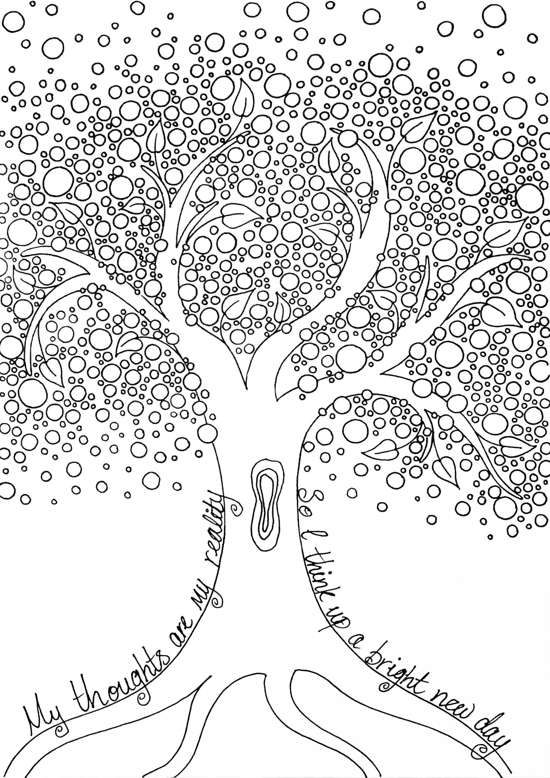 Positive Affirmations Coloring Pages