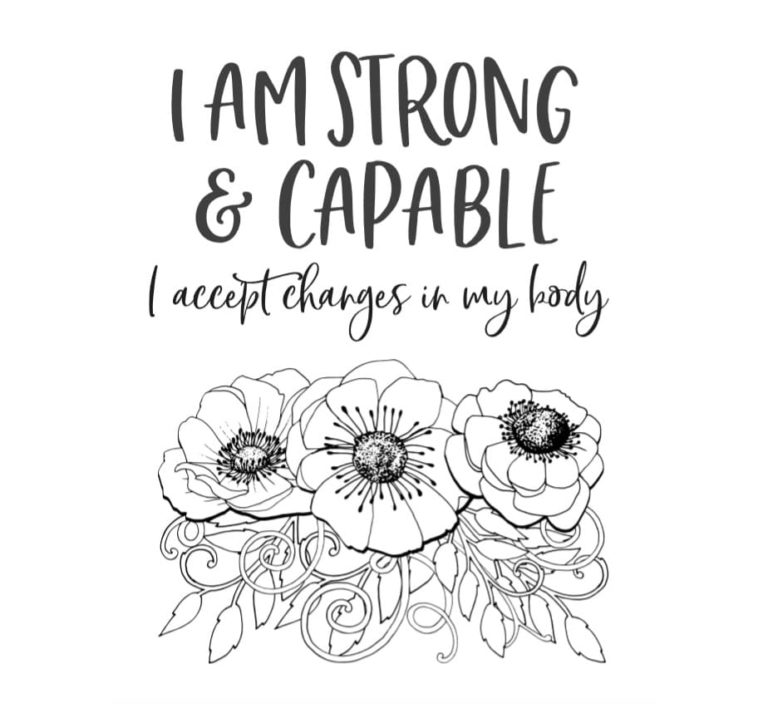 Positive Affirmations Coloring Pages