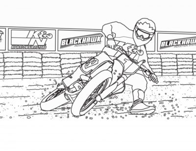 Disegni di Motocross da Colorare