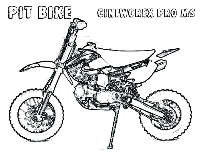 Disegni di Motocross da Colorare