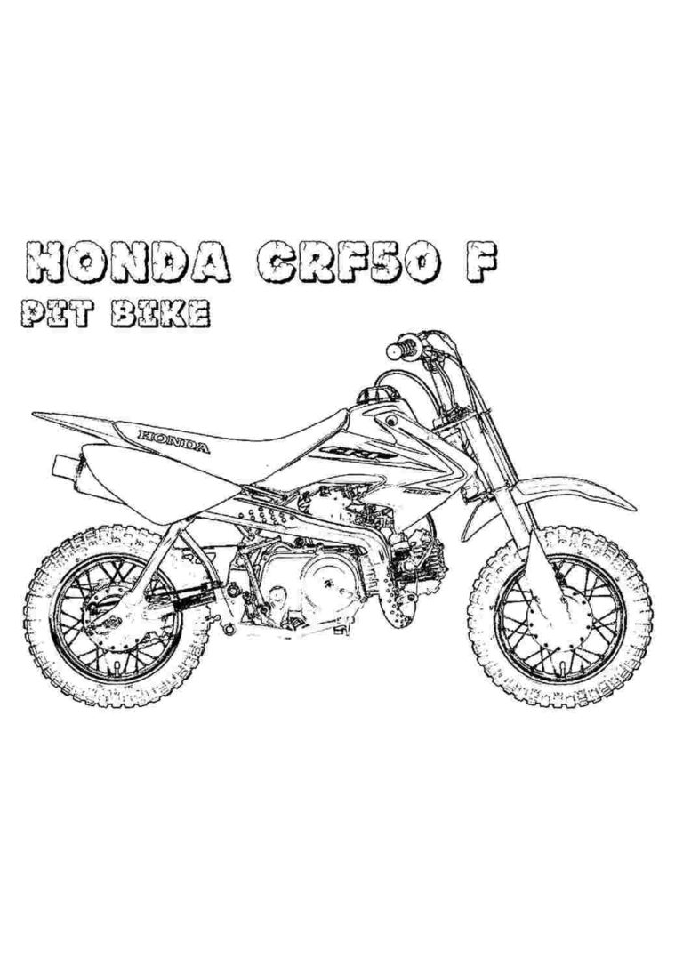 Disegni di Motocross da Colorare