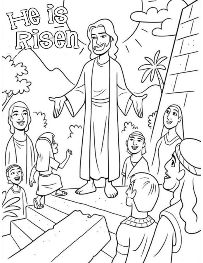 Ausmalbilder Jesus | Kostenlos Malvorlagen zum Ausdrucken