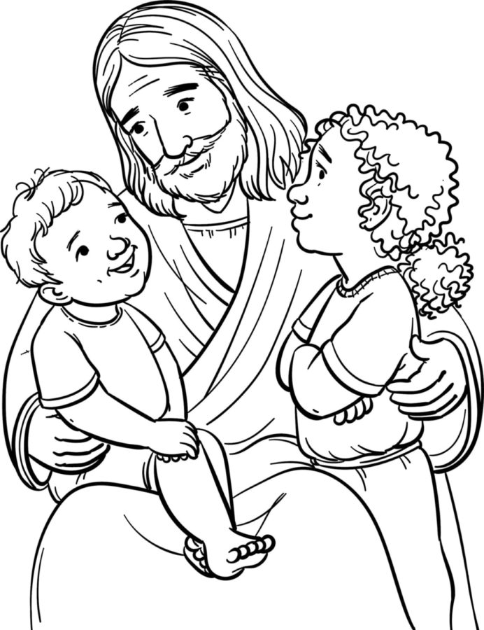 Dibujos de Jesus para Colorear