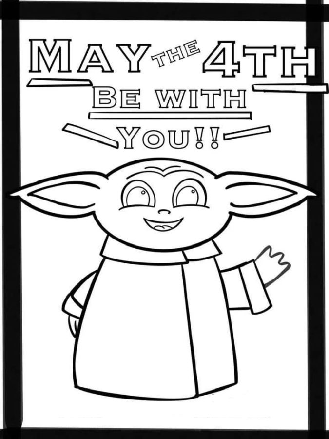 May the Fourth Be with You Coloring Pages