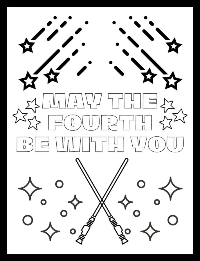 May the Fourth Be with You Coloring Pages