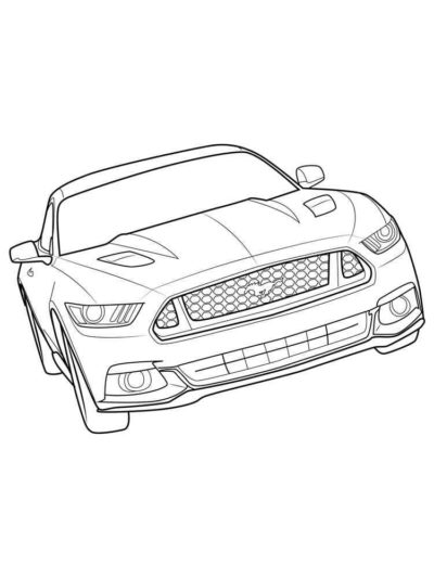 Mustang Coloring Pages
