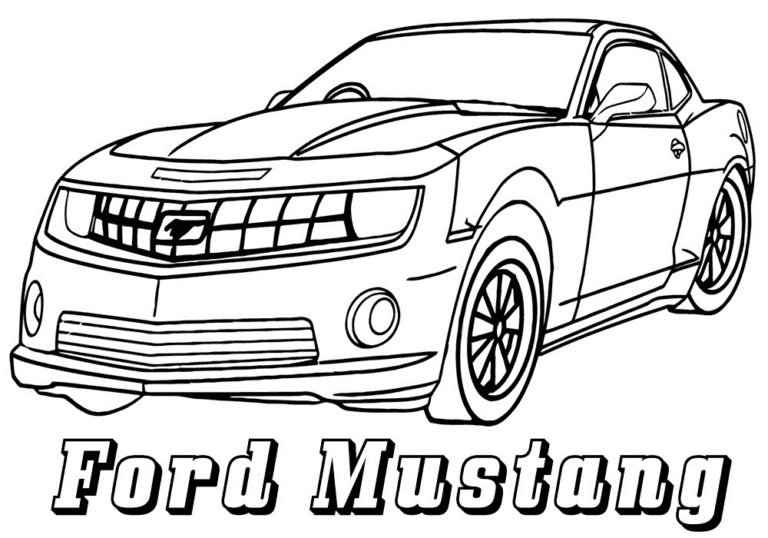 Mustang Coloring Pages