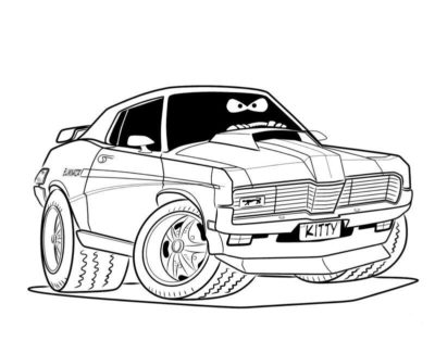 Mustang Coloring Pages
