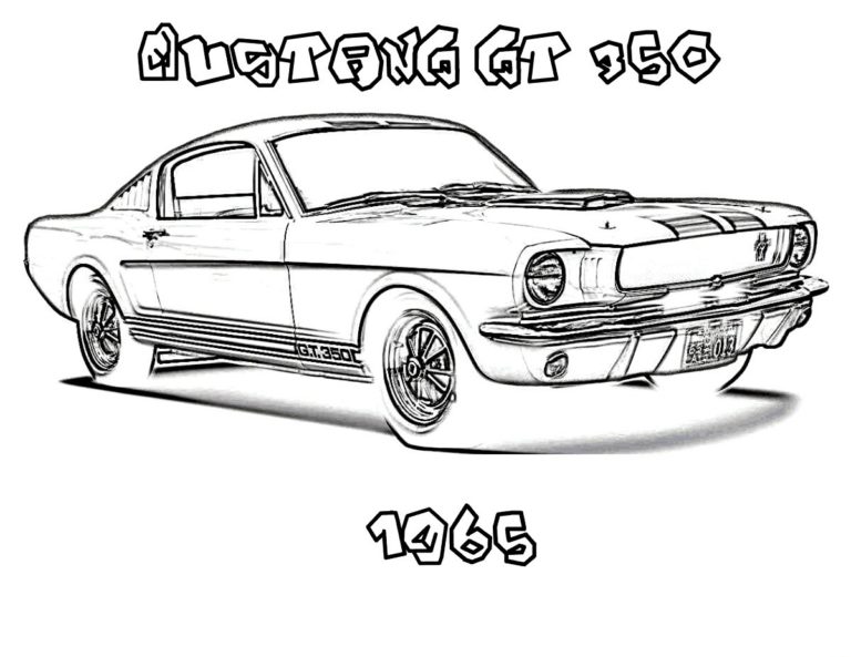 Mustang Coloring Pages