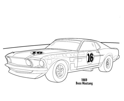 Mustang Coloring Pages