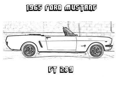 Mustang Coloring Pages