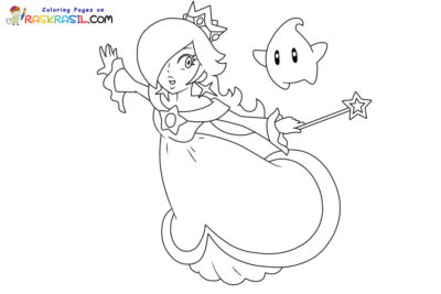 Rosalina Coloring Pages