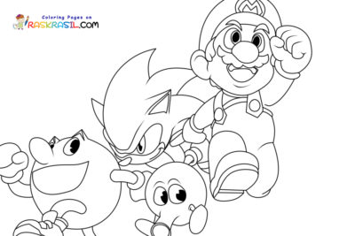 Video Game Coloring Pages | Free Printables